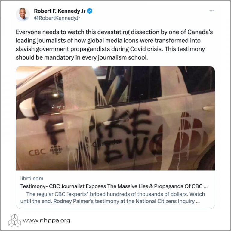 Shawn is Once Removed from Robert F. Kennedy Jr. Courtesy a Tweet ...