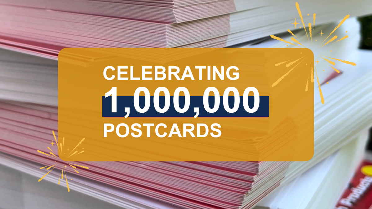 1 MILLION Postcards Distributed Across Canada!