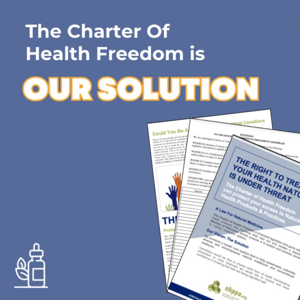 The Charter of Health Freedom is The Solution