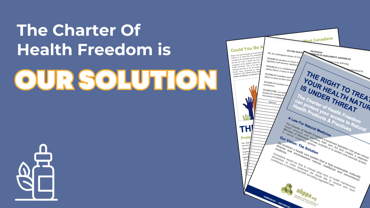 The Charter of Health Freedom is The Solution