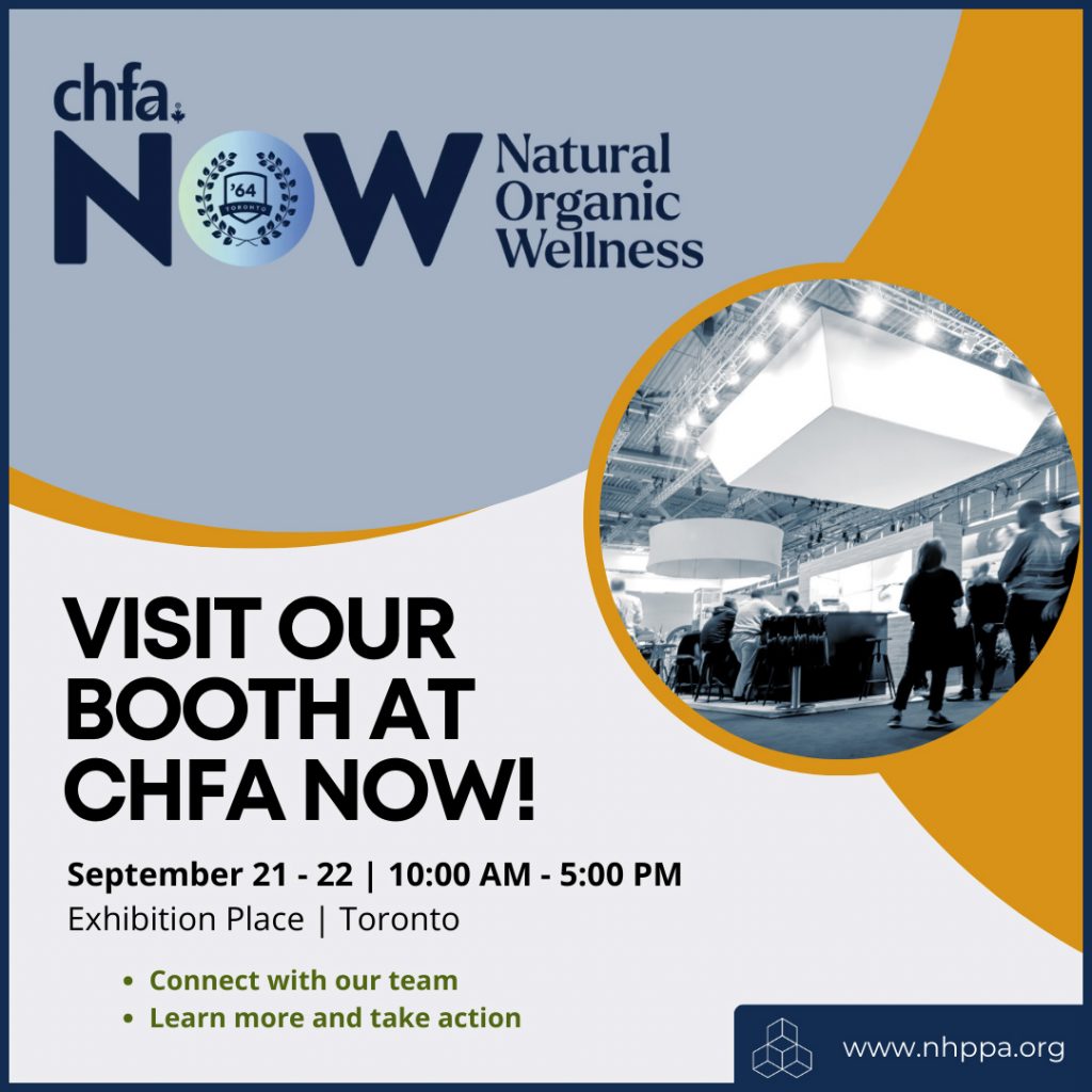 Visit Our Booth At CHFA Now in Toronto!