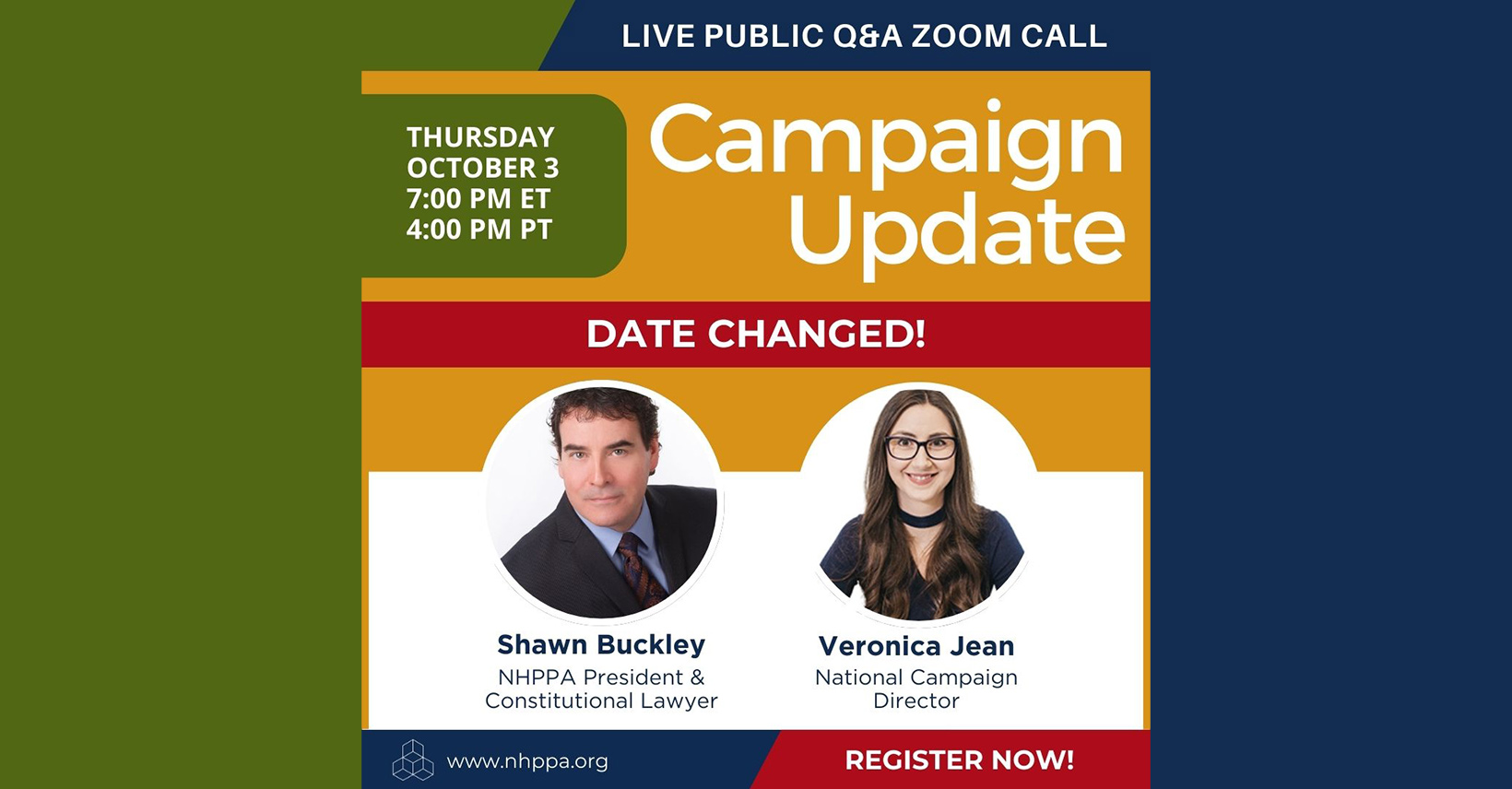 October Campaign Update Call – New Date!