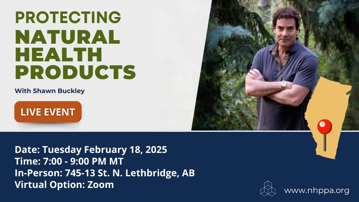 Shawn Buckley's Live Talk on Protecting Natural Health Protects